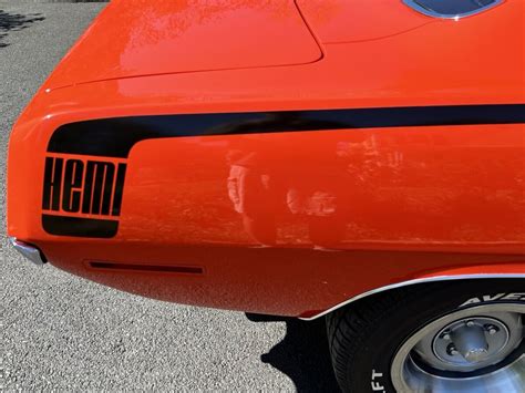 Plymouth Cuda Orange Hemi Cuda For Sale