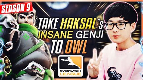 Take HAKSAL To Overwatch League Insane KR Genji 1 S9 TOP 500 YouTube