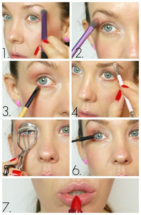 Red Lipstick Makeup Step By Step Saubhaya Makeup