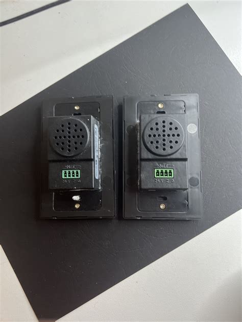 Lot Of 2x Crestron Cnx B12b Designer Keypad 12 Buttons Black Ebay