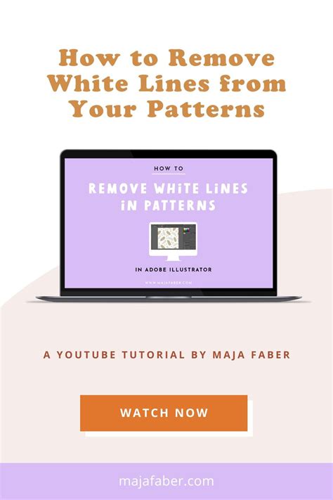 How To Remove White Lines From Patterns In Adobe Illustrator