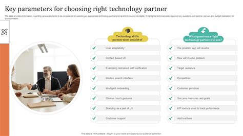 Improving Customer Satisfaction Key Parameters For Choosing Right Technology Partner