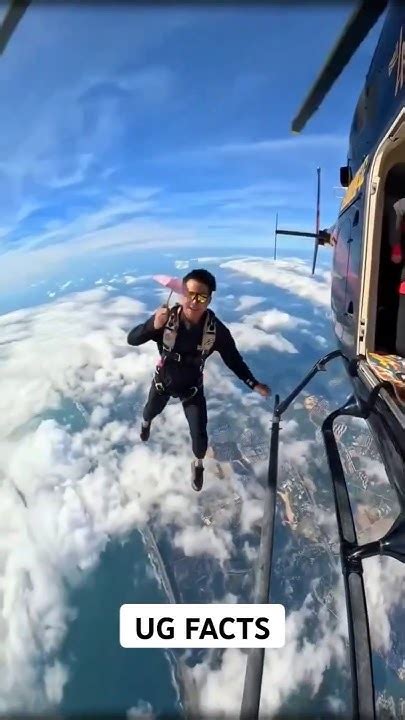 Sky Jump Without Parachute 🪂 Dangerous Stunt Youtube