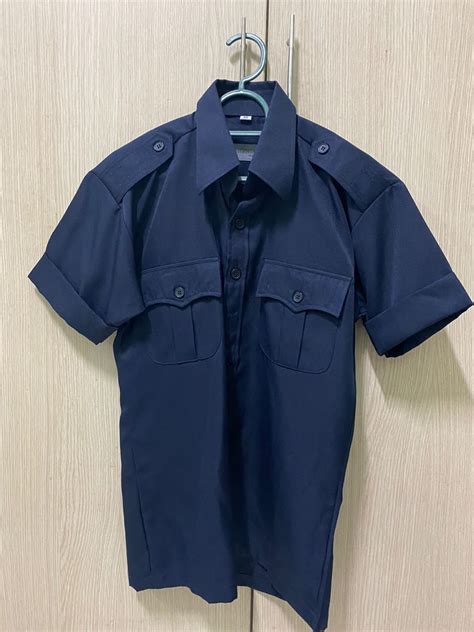 Baju Kadet Polis Sekolah Mens Fashion Tops And Sets Formal Shirts On