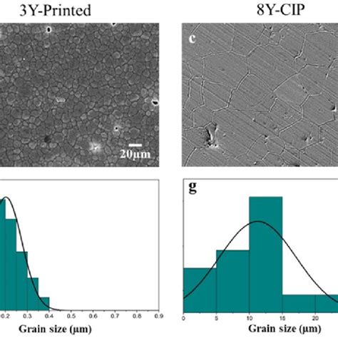 Sem Micrographs Showing The Microstructure Of Sintered Zirconia A B
