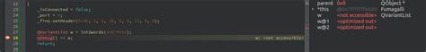 Variable Not Accessible During Remote Debugging Qt Forum