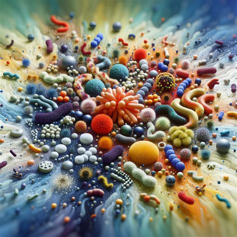Abstract Microbiota Visualization Unique Microbial Image Ai Art Generator Easy Peasy Ai