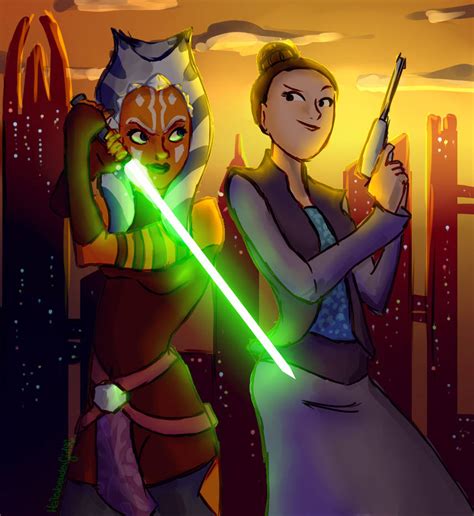 Art Trade Ahsoka And Padme By Waterbendergirl96 On Deviantart