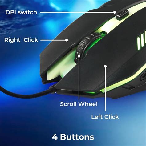 Ebronics New Launch Uzi High Precision Wired Gaming Mouse At Rs 299