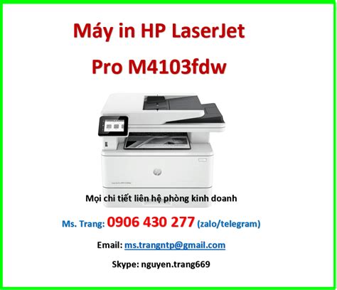 Máy In Laser Đa Năng Hp Pro M4103Fdw Giá Siêu Tốt Nhất