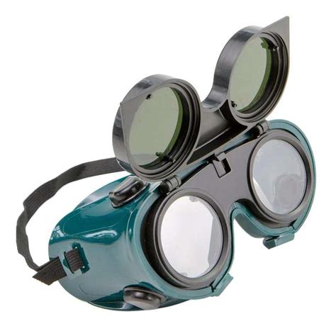 Jual Welding Cutting Welders Safety Goggles Glasses Flip Up 50mm Dark