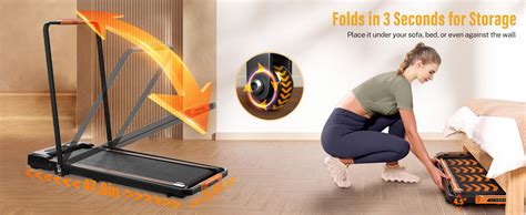 AIRHOT In Under Desk Treadmill HP Folding Treadmills For Home Compact Mini Walking Pad