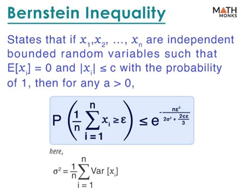 Bernsteins Inequality With Proof