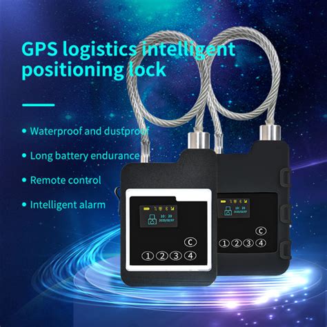 Gps Tracking Padlock Remote Control Electronic Iot Lock Tamper Evident Smart Padlocks High