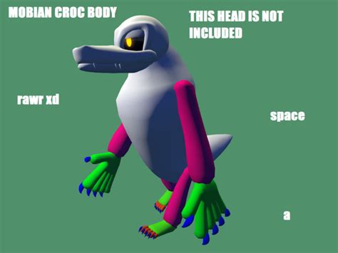 Second Life Marketplace Mobian Croc Fullperms