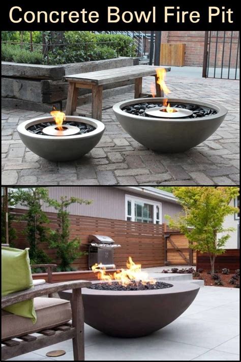Create A Beautiful Diy Concrete Fire Pit For Your Backyard Oasis