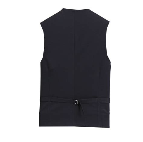 Athletic Fit Stretch Suit Vest Solid Navy State And Liberty