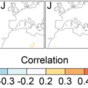 Correlation Fields Maps Showing The Spatial Correlation Patterns Of Download Scientific