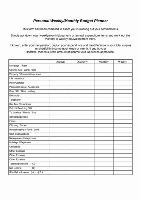 Expense Sheet Template Excel