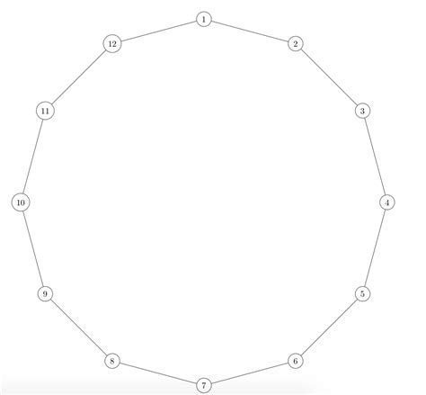 Tikz Pgf Make Graph Where Nodes And Connecting Edges Are Circles