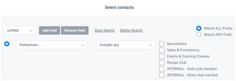 Send To Segmented Contacts Or Contacts With Email Preferences Vision6 Support