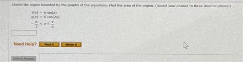 Solved F X 6sin X G X 6cos 2x −2π≤x≤6π