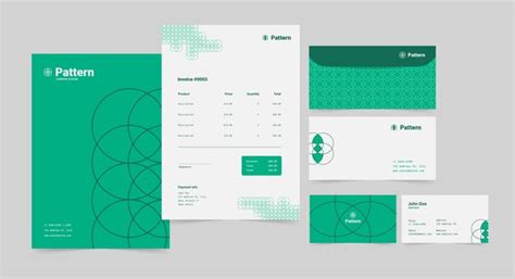 Premium Vector Flat Design Business Stationery Template