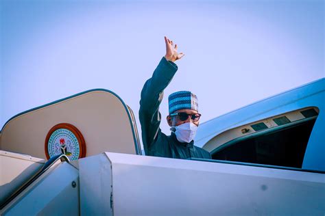 President Buhari Departs Abuja For New York Photos
