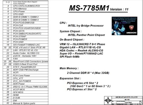 MSI MS-7785 Rev 1.1 Schematic.PDF - MSI - MB PC - DeviceDB - База ...