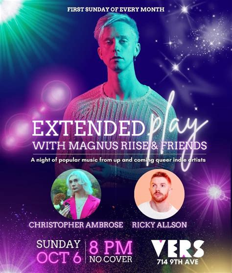 Excited To Be Performing At Vers This Coming Sunday The 6th Do Bring A Friend And Stop By ☺️