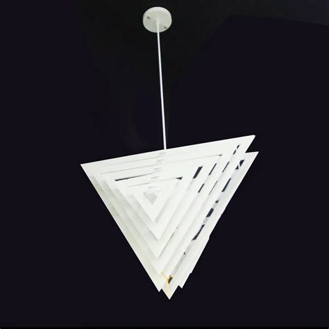 Modern Minimalist Cube Box Frame Pendant Light Geometric Simple Bar