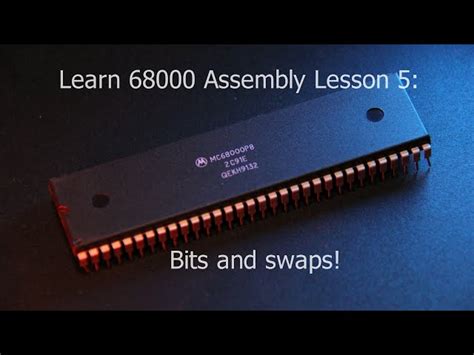 Free Video Learn 68000 Assembly Bit Level Operations And Swaps