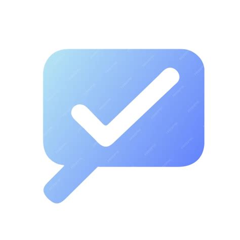 Premium Vector Approval Checkbox Icon Colored Shapes Gradient