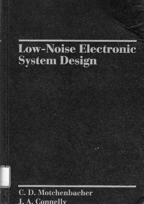 Low Noise Electronic System Design Pdf Pdf