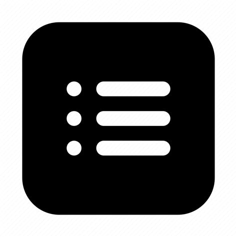 Bullets Format List Menu Ul Icon Download On Iconfinder