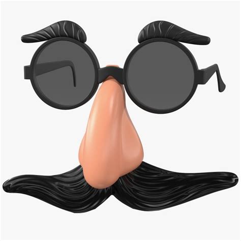 3d Model Groucho Disguise Glasses Mask Turbosquid 1700674