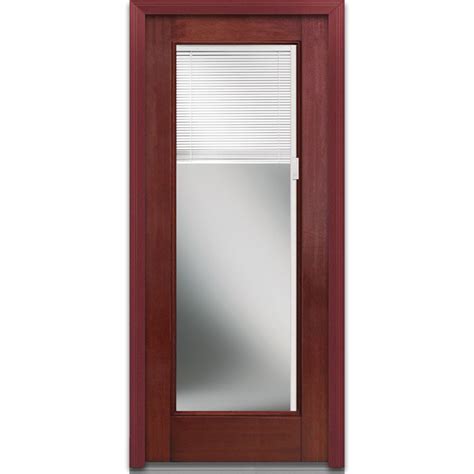 Fiberglass Exterior Door With Internal Blinds Glass Door Ideas