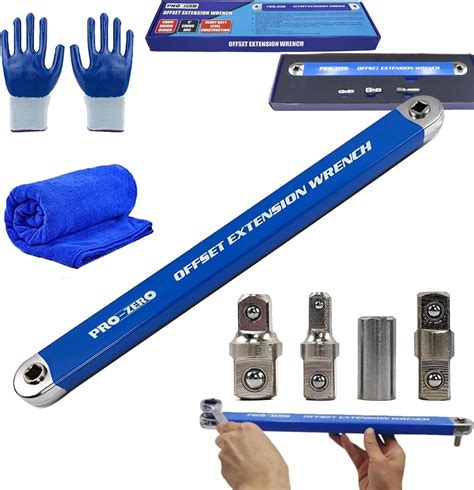 Ezghar Pro Zero Offset Extension Wrench 2024 Premium Offset Extension Wrench Multifunctional