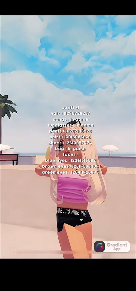 Mum Code 🌸 Roblox Baddie Outfits Ideas Coding