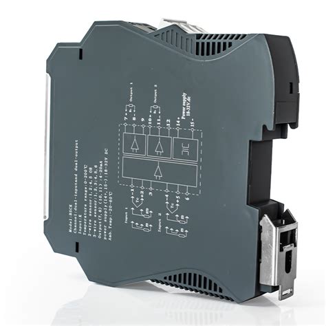 1 in 1 out K Type 0 1300º C Temperature Signal Transmitter DIN Temperature Signal Repeater PT100