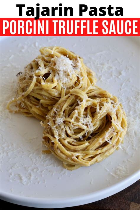 Tajarin Pasta With Porcini Truffle Butter Sauce Recipe