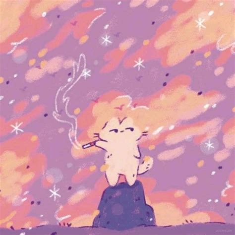 милые авы с котиком Рисунки Милые рисунки Иллюстрации арт