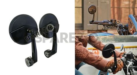 Royal Enfield GT And Interceptor 650 Bar End Rear View Mirror Pair