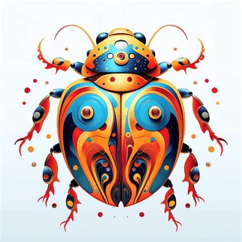 Premium AI Image A Colorful Bug With Many Different Colors