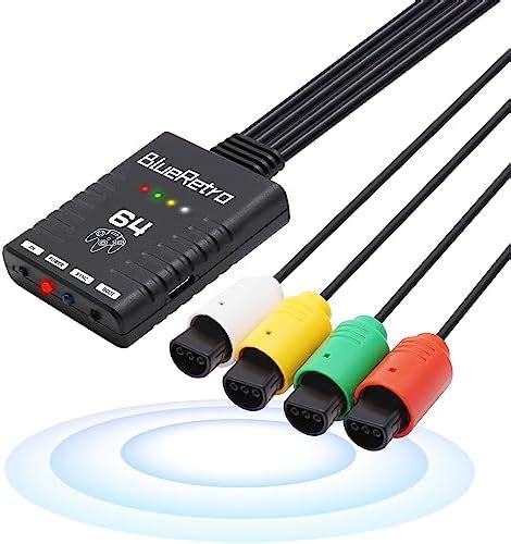 Bitfunx Retroscaler N64 Wireless Controller Adapter Supports N64 Game Console