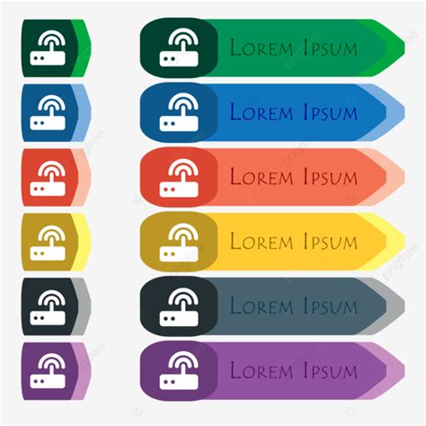 Colorful Wifi Router Buttons With Small Modules Telecommunication