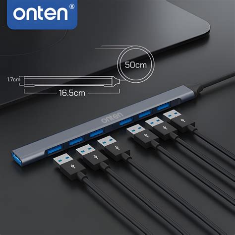 Hub Usb In Onten Adaptor Multiport Usb A Usb C La X Usb X Usb Carcasa