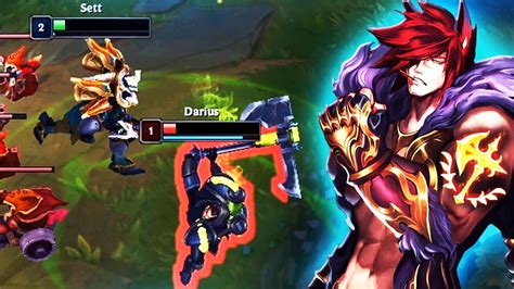 Sett vs Darius Karşılaşması YouTube