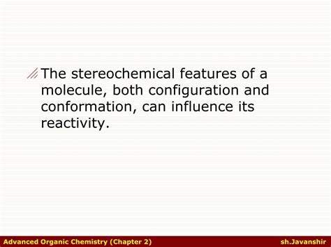 Ppt Stereochemistry Fundamentals And Spatial Isomers Overview