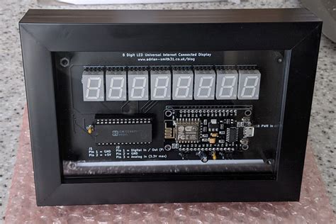 ESP8266 Based NTP Clock With YouTube Statistics Display Adrians